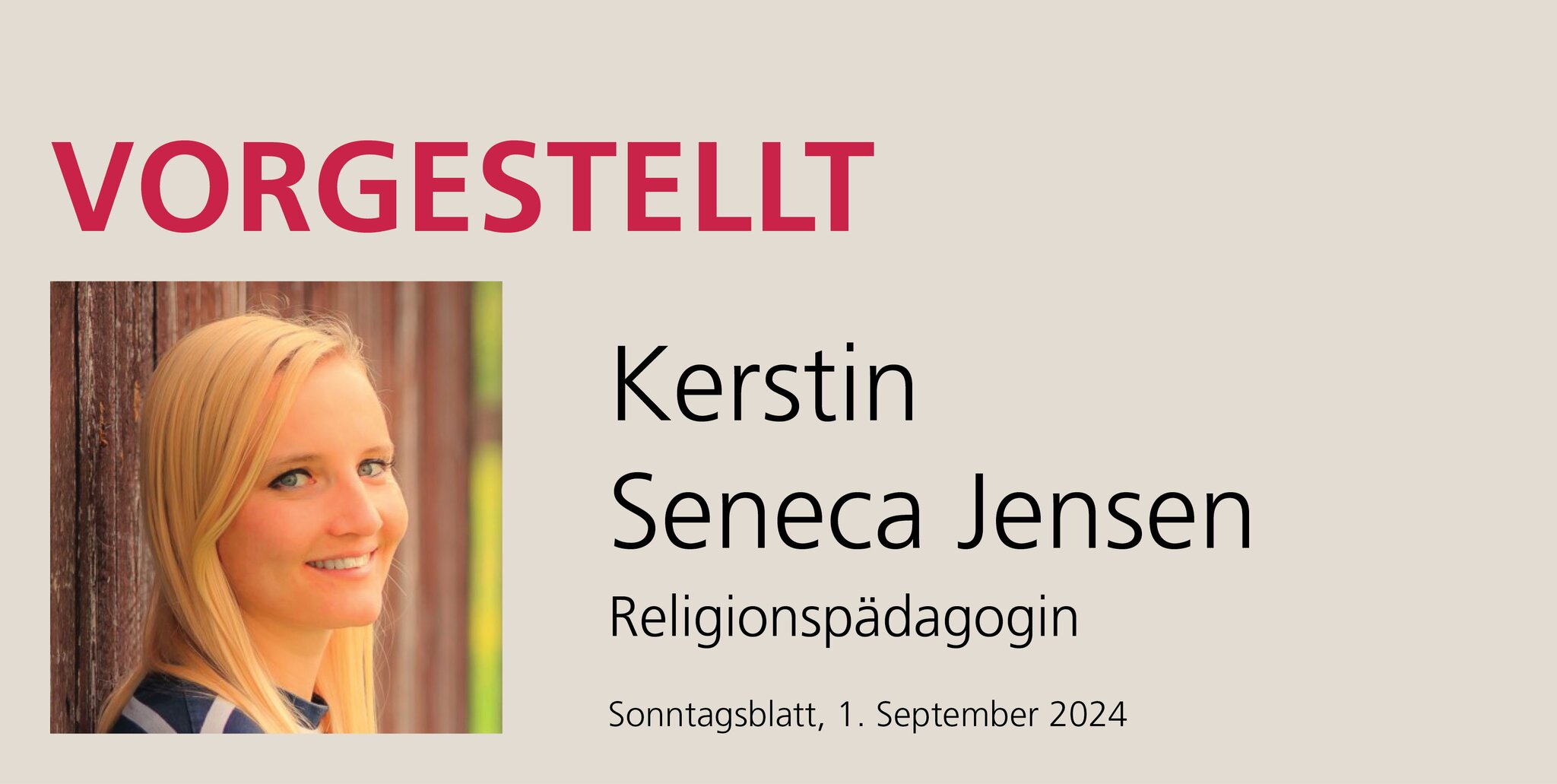 Vorgestellt: Kerstin Seneca Jensen, Religionspädagogin - Steiermark ...